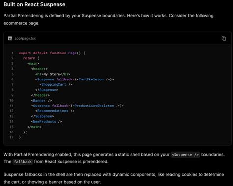 Partial Prerendering Is The Killer Feature And Solves Essentially All