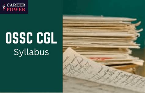 OSSC CGL Syllabus And Exam Pattern For Prelims And Mains Exams