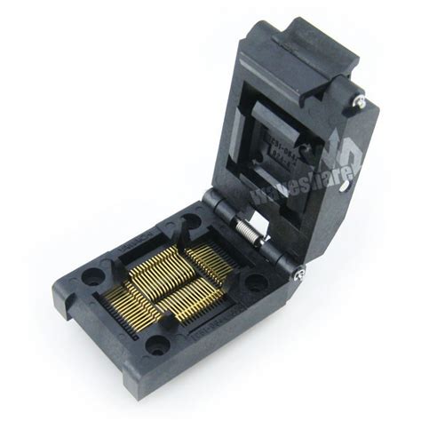 IC51 0644 824 Yamaichi IC Test Burn In Socket For QFP64 TQFP64 FQFP64 PQFP64 Package