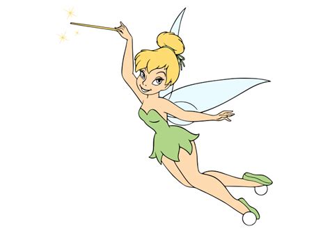 Tinker Bell From Peter Pan Vector Superawesomevectors