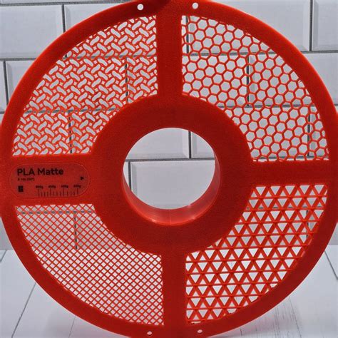 4 Infill Patterns Reusable Spool Bambu Lab Refill Compatible Filament Saver Remixed By