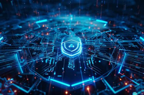 Futuristic Cybersecurity With Advanced Digital Shield For Data