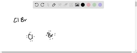 Solved How To Draw The Lewis Structure For A Chloride Monobromide Clbr