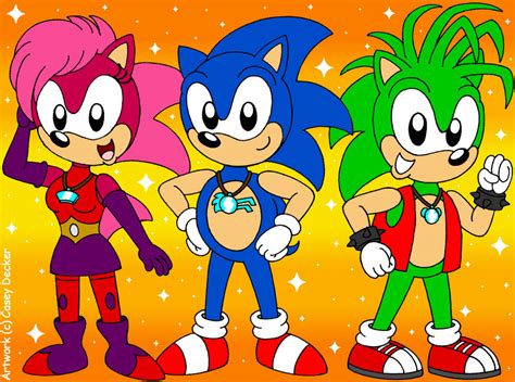 Sonic Sonia And Manic Sonic Underground By Coolcsd1986 On Deviantart