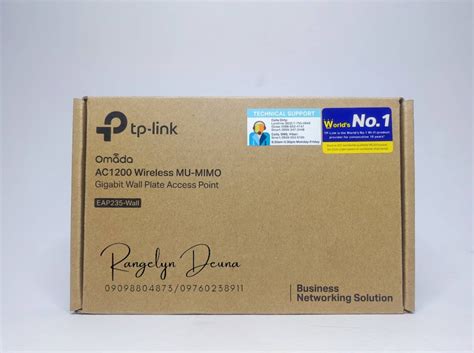 TP LINK EAP235 Wall AC1200 Wireless Gigabit WALL PLATE Access Points On Carousell