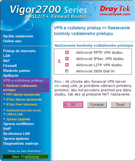 Router Vigor 2700 Vgst K Magio Internetu Telekom