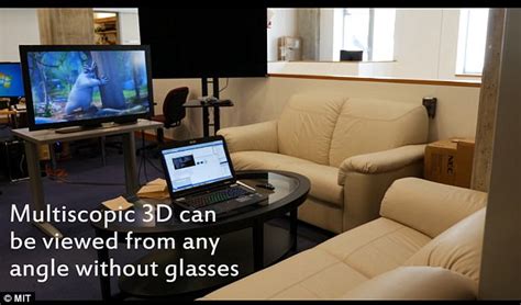 Mit Researchers Reveal 3d Tv That Doesnt Need Glasses Daily Mail Online