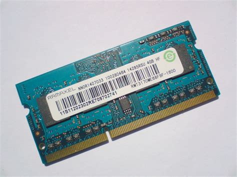 Оперативная память 4gb Ramaxel Rmt3170mn68f9f 1600 Ddr3l 1600 So Dimm купить по цене 1 420 руб