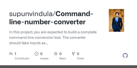 Github Supunvindulacommand Line Number Converter In This Project