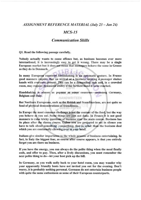 Ignou Mcs 14 Solved Assignment 2023 24 English Medium Ignou Solved