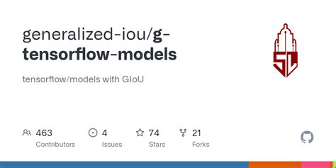 Github Generalized Ioug Tensorflow Models Tensorflowmodels With Giou