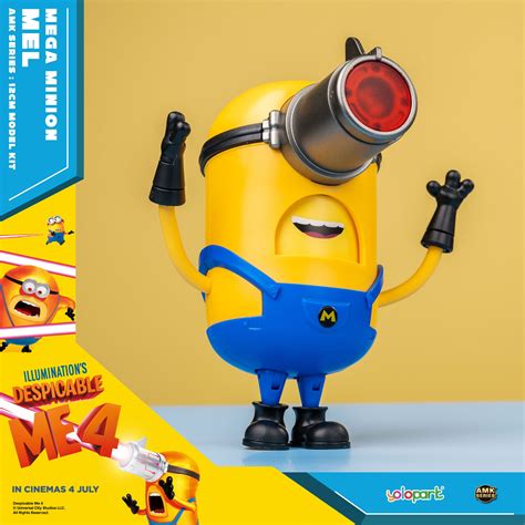 Despicable Me 4 Amk Series Mega Minion Mel Model Kit Yolopark