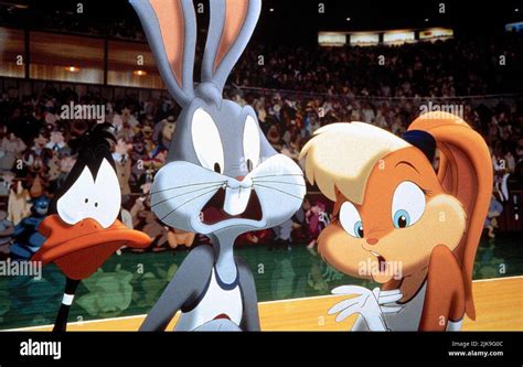 Daffy Duck Bugs Bunny And Lola Film Space Jam Usa 1996 Characters
