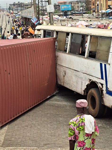 Lastma Five Cases Of Container Truck Crashes Recorded On Friday