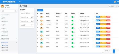 基于springboot的客户关系管理系统 Csdn博客