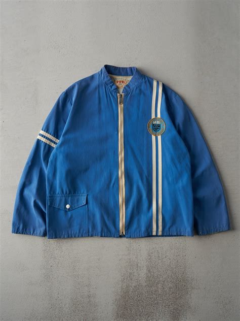 Vintage 70s Blue Toronto Society Model Engineers Jacket M Rebalance