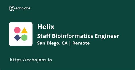 Helix Is Hiring Staff Bioinformatics Engineer Usd 136k 207k San Diego Ca Remote Aws Python