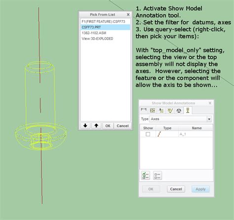 Showerase Axis Model Annotations Ptc Community