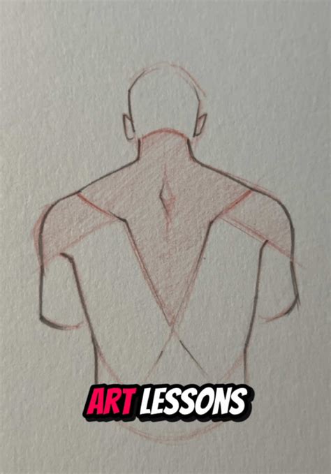 How To Draw A Human Back