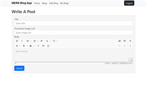 Github Sukhendu2002blogb Mern Blogapp This Is A Mern Stack Blog App