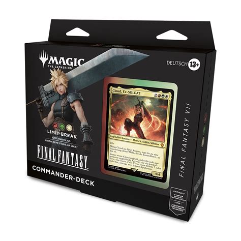 Final Fantasy Limit Break Commander Deck Magic The Gathering Magic