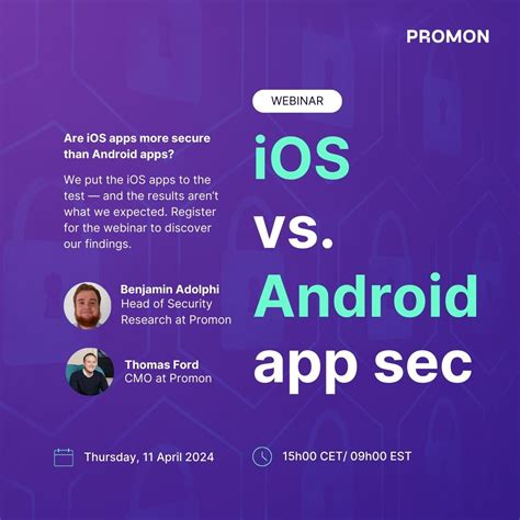 Promon On Linkedin Ios Appsec Mobilesecurity Cybersecurity Android