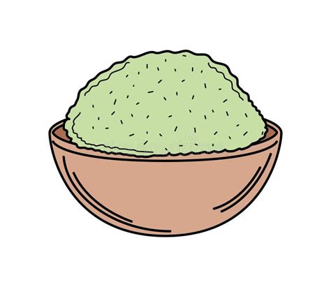 Matcha Tea In A Bowl Icon Isolated Stock Vector Illustration Of