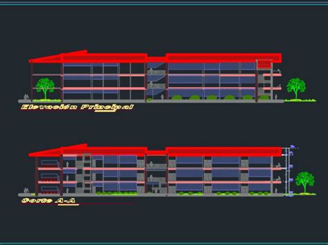 Classroom Pavilion For Engineering In Dwg 306 Mb Cad Library