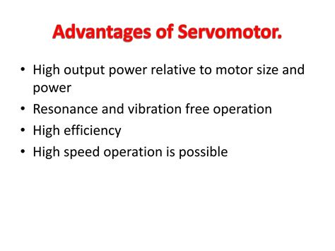 Ppt Of Servomotor PPTX