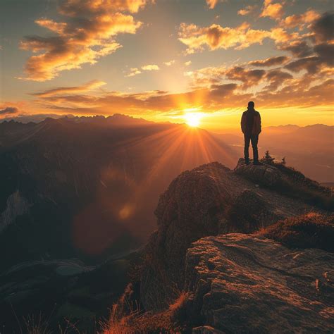 Free Mountain Sunset Silhouette Image Sunset Mountains Silhouette Download At Stockcake