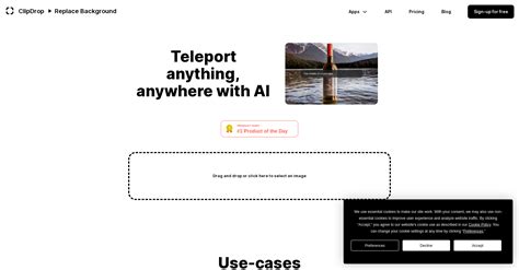 Clipdrop Replace Background Ai Tool For Backgrounds