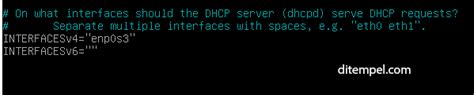 Setting Dhcp Server Di Debian 11 Ditempel