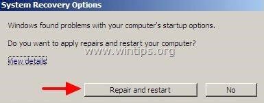 How To Fix Windows 7 Or Vista Boot Errors Problems WinTips Org