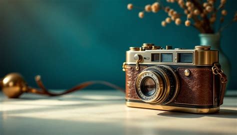 Free Vintage Brass Camera Image Download At Stockcake