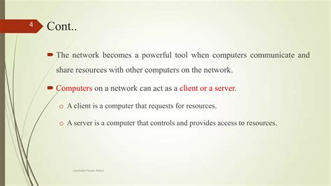 Network And System Administration Pptx Operating Systems Computer