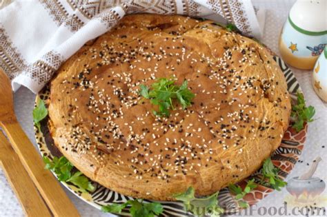 Рецепт Капустный заливной пирог на майонезе и сметане на