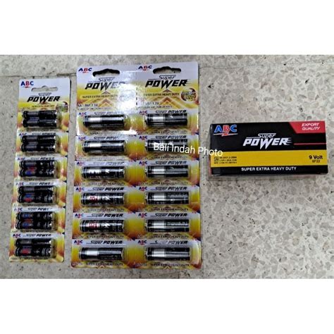 Jual Baterai Abc Super Power Aa Aaa V Bj Shopee Indonesia