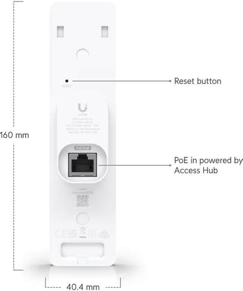 Ubiquiti UA G2 Pro UniFi Access Reader G2 Professional Black Discomp