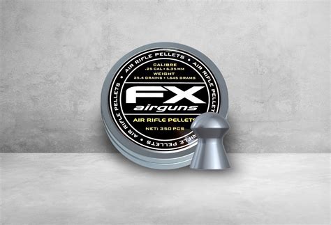 Fx Air Rifle Pellets 6 35 Mm 25 4 Grain Gunpit Dk