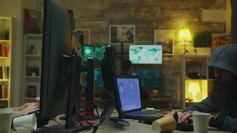 Female Hacker Wearing A Mask Free Stock Video