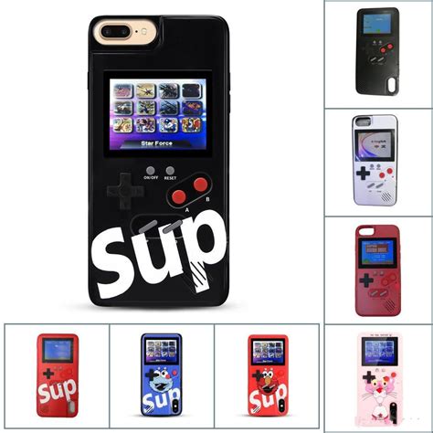 Game Phone Case Mini Handheld Game Player 36 Games Color LCD For ...
