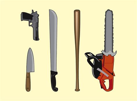 Vector Weapons Vector Art And Graphics