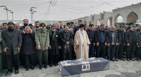 تشییع پیکر همسر شهید برونسی