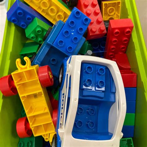 Mixed Tub Of Duplo Blocks