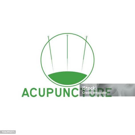 텍스트 공간을 귀하의 슬로건에 대 한 침술 치료 아이콘 슬로건 벡터 일러스트 레이 션 척추교정 지압요법에 대한 스톡 벡터 아트 및 기타 이미지 척추교정 지압요법 건강