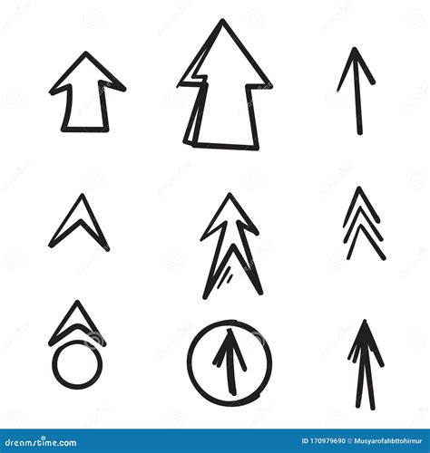 Hand Drawn Arrow Symbol For Swipe Up Story Icon Scroll Arrow Drag