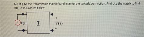 Solved Q Consider The Two Port Network Below A Find The Chegg Com
