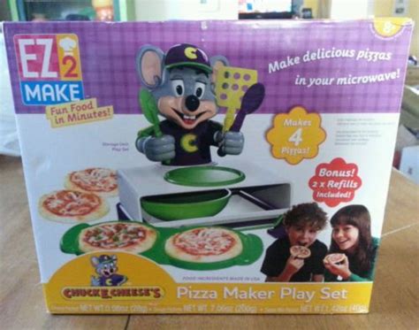 Chuck E Cheese Ez 2 Make Pizza Maker Play Set 1622557897