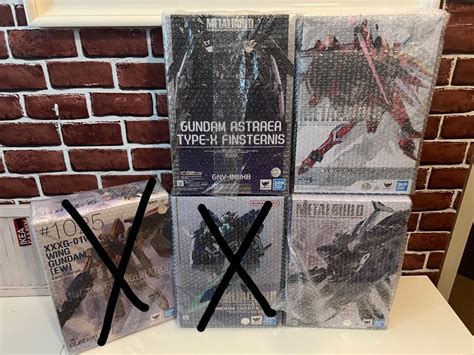 Gundam Metal Build Fix Figuration Wing Zero Exia Devise Hi V Hi Nu Justice Astraea