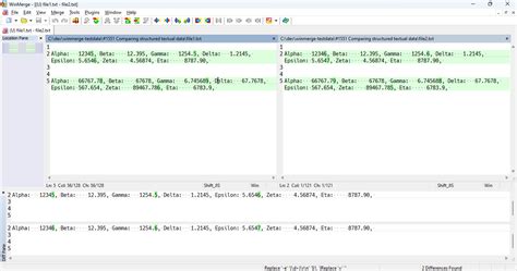 Comparing Structured Textual Data · Winmerge Winmerge · Discussion